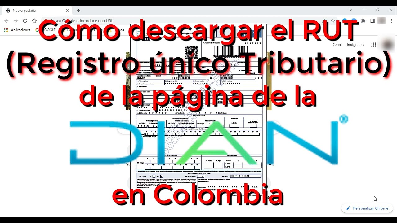 How to Download the RUT (Unique Tax Registry) from the DIAN website in Colombia