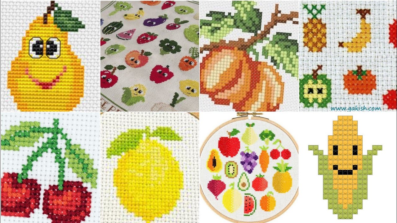 Fruits Cross-stitch Patterns And Ideas For Everything