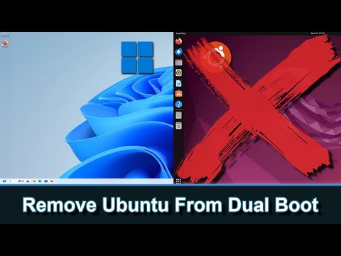 How to Remove Ubuntu Linux from Dual Boot with Windows