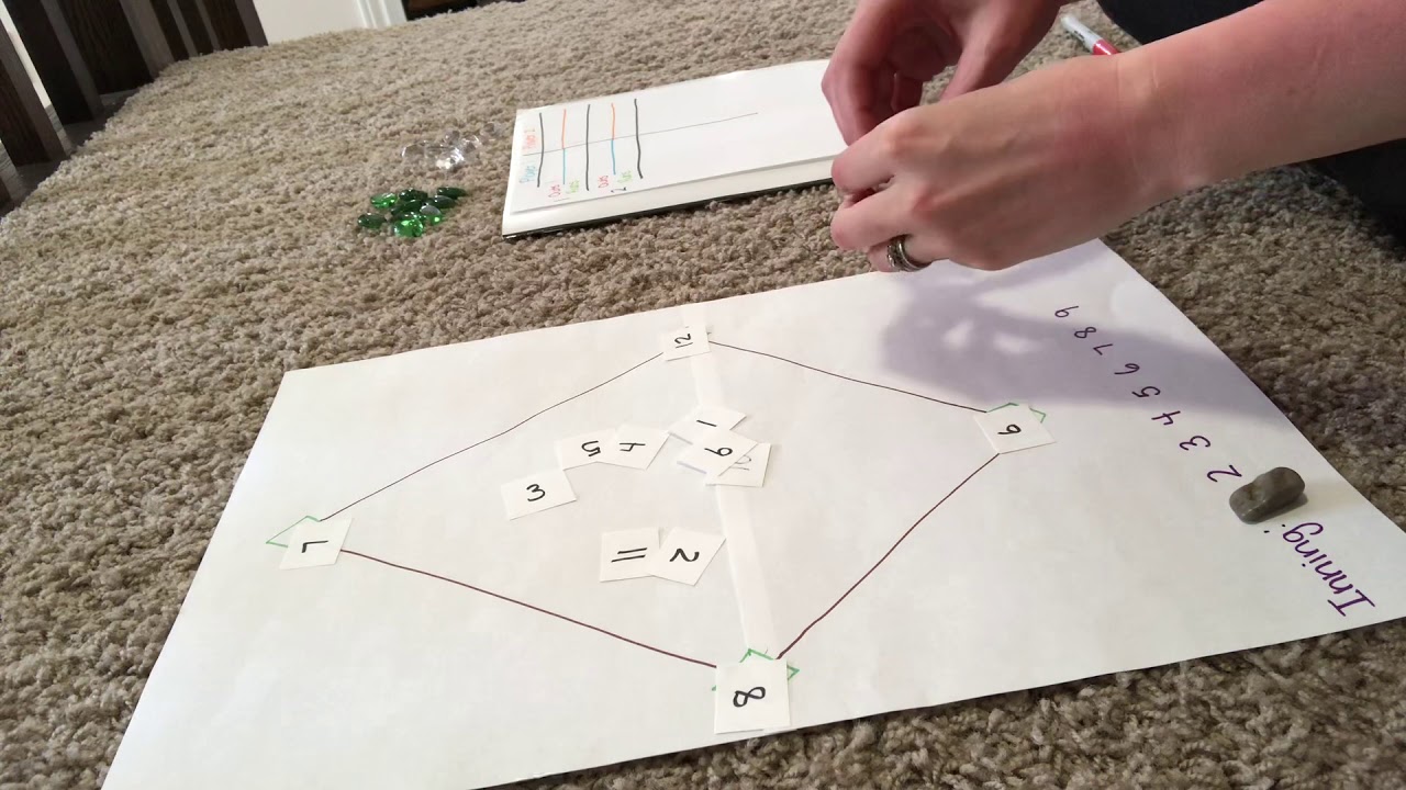 Math Facts Baseball game