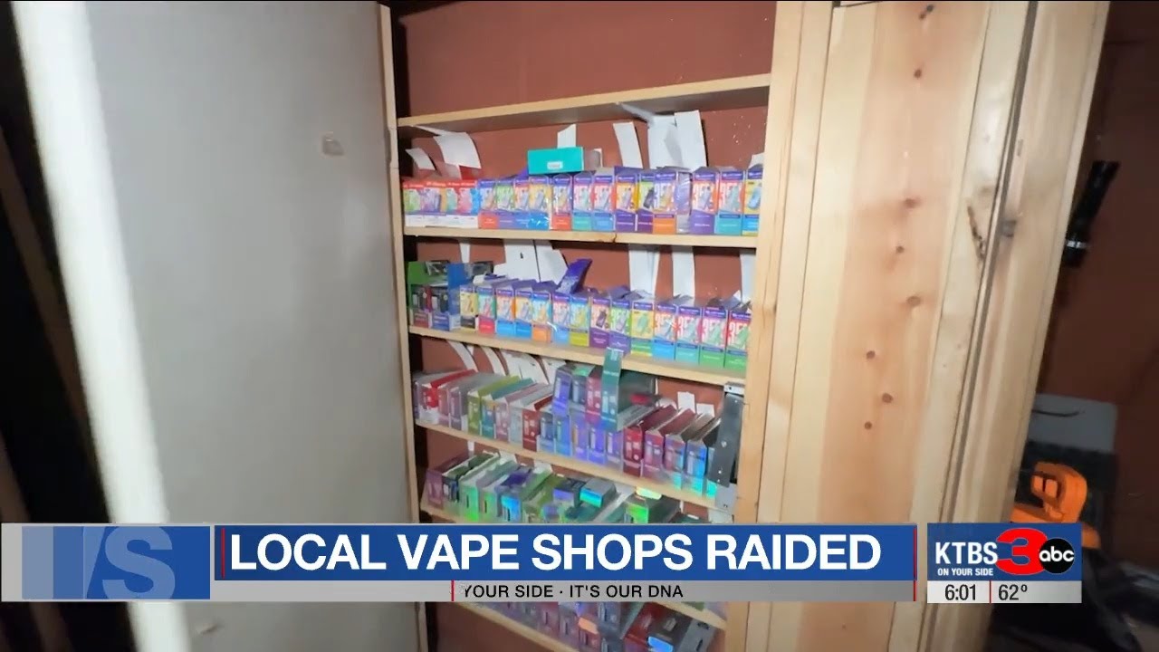 Vape shops raided