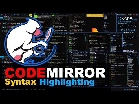 Syntax Highlighting CodeMirror