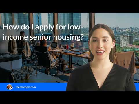 How do I apply for low-income senior housing?