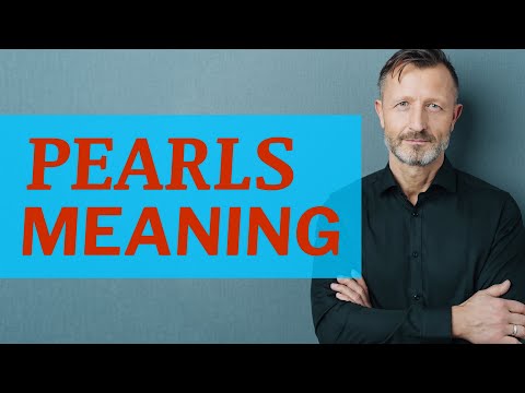 Pearls | Meaning of pearls 📖 📖 📖