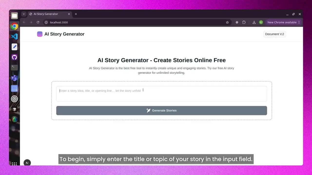 AI Story Generator | Create Amazing Stories with AI
