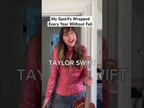 My Spotify Wrapped Every Year #taylorswift #spotifywrapped