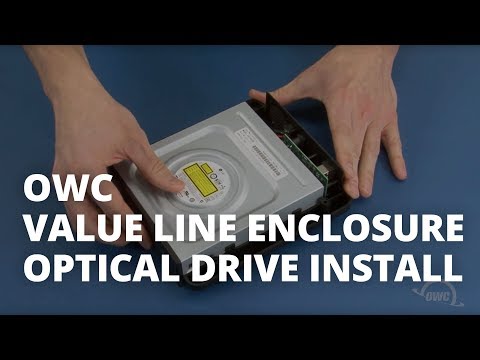 How to install an Optical Drive in an OWC Value Line Enclosure