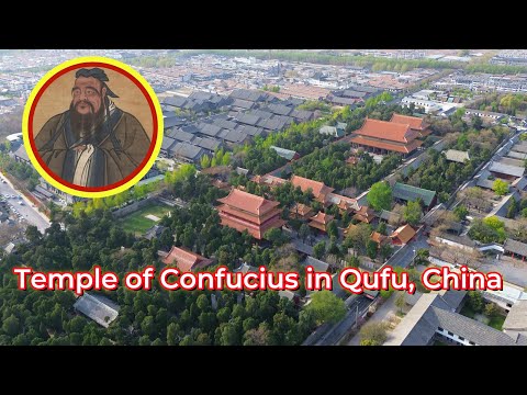 A brief biography of Confucius and the temple commemorating him