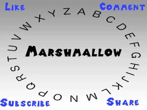 How to Say or Pronounce Marshmallow