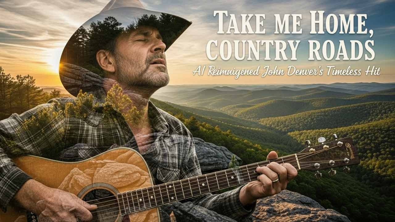 Take Me Home, Country Roads - John Denver (AI Cover Version | Country Music Revival)