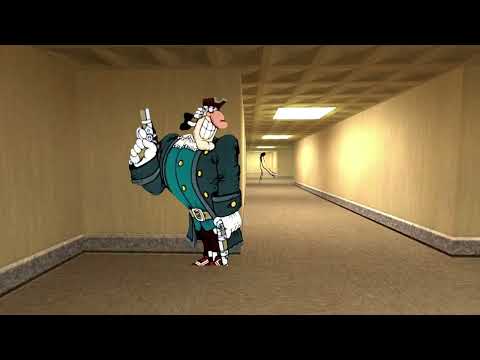 Dr Livesey walks to the Backrooms