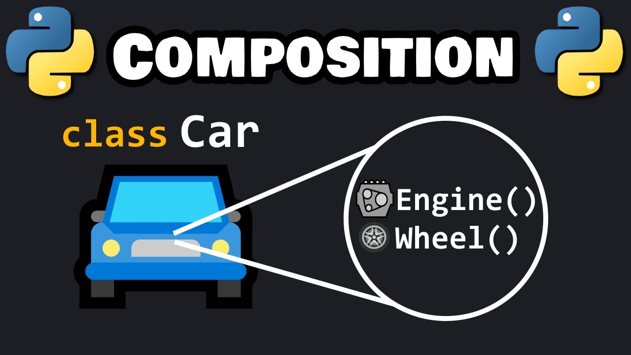 Learn Python COMPOSITION in 7 minutes! 🚘