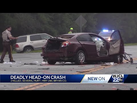 UPDATE: Early morning crash in Bryan County leaves two people dead, others injured