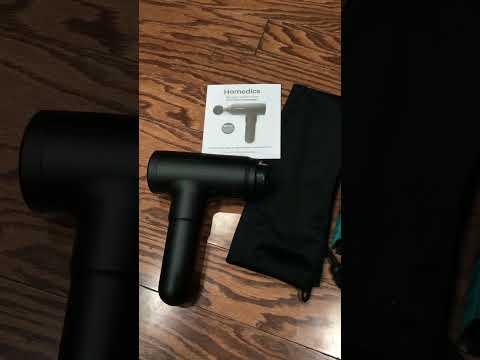 Unbox homedics relax and recover massagers Therapist Select Prime Percussion Massage Gun