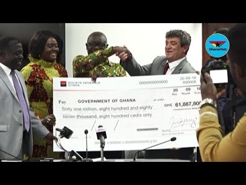 Chirano Gold Mines pays $13m dividend to government