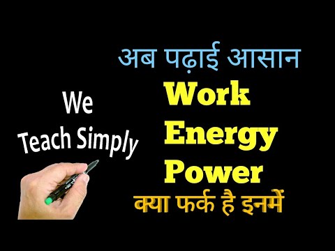 Hindi: Energy Work Power