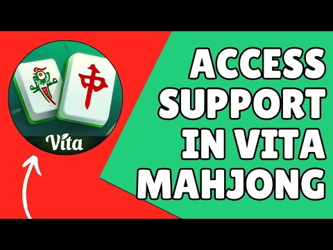 How Can You Access The Support On Vita Mahjong Game