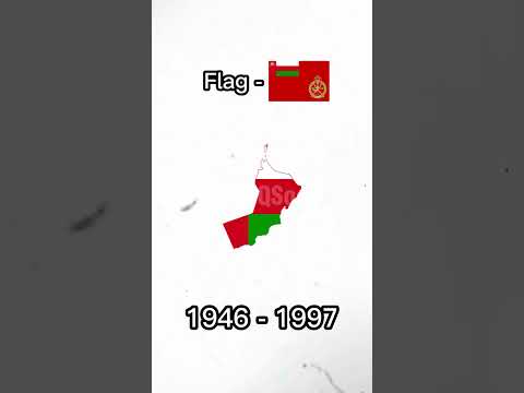 Evolution of Oman #shorts #geography #map #flag #oman #evolution #history #empire #viral
