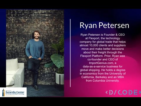 Business Model with Flexport CEO Ryan Petersen | UC Berkeley's Silicon Valley Startup Success