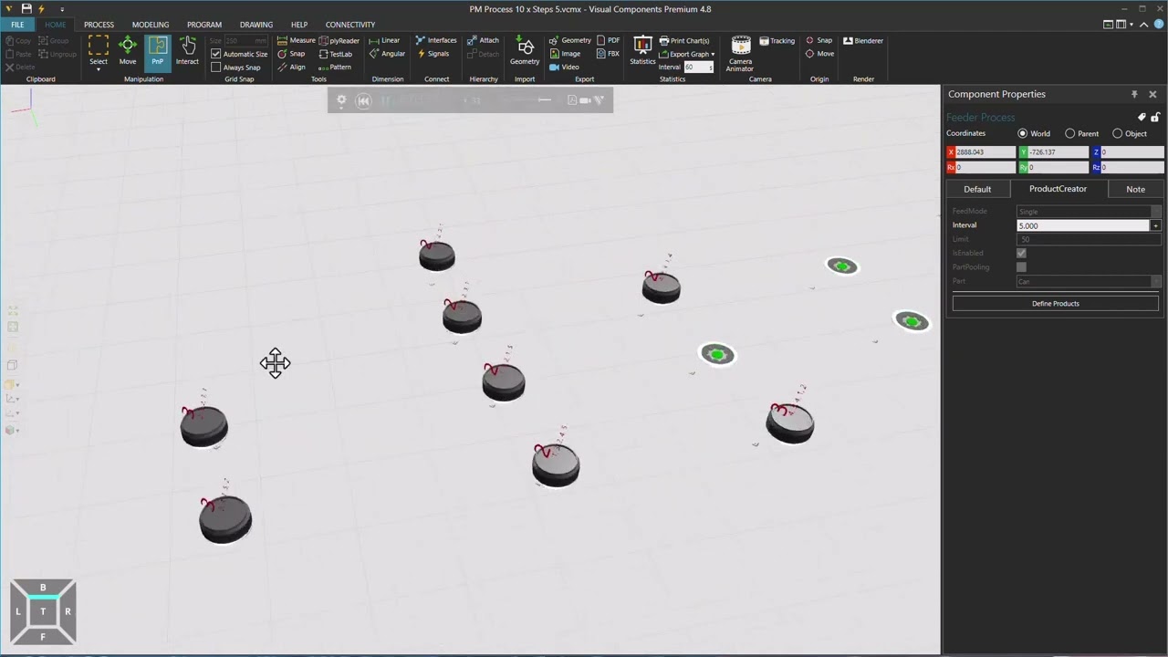 Auto Transport links and Sequences in PM - Visual Components Add-on Samples - Visual Components ...