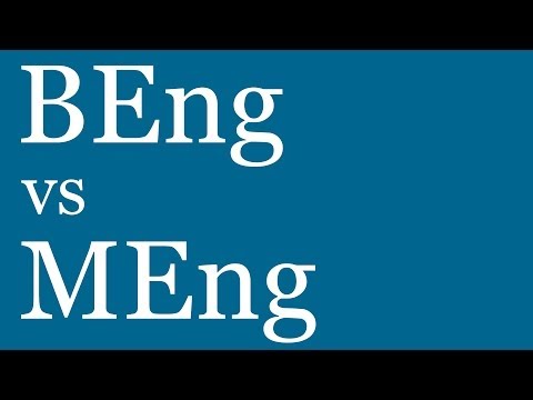 BEng v MEng - What's The Difference?