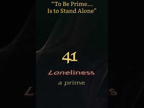 “To Be Prime… Is to Stand Alone”😘😘😘#PrimeNumbers #MathShorts