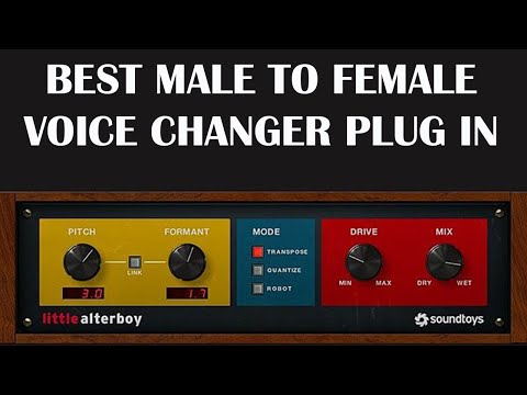 Best male to female voice changer plugin | How to convert male voice into female voice
