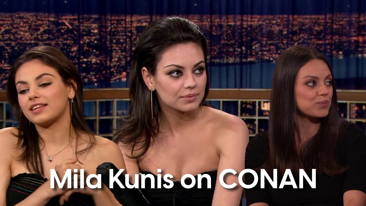 Mila Kunis on CONAN - Full Compilation