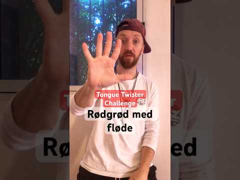 Danish Tongue Twister Challenge | say rødgrød med fløde five times