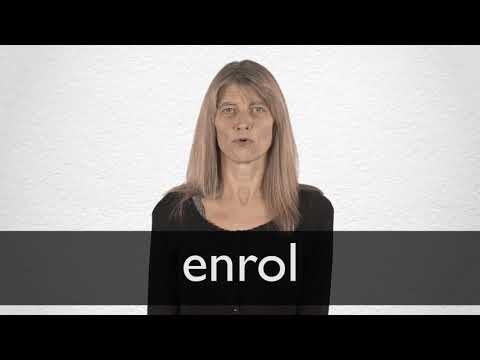 ENROL definition and meaning | Collins English Dictionary