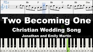 Jonathan and Emily Martin - Two Becoming One Hoja