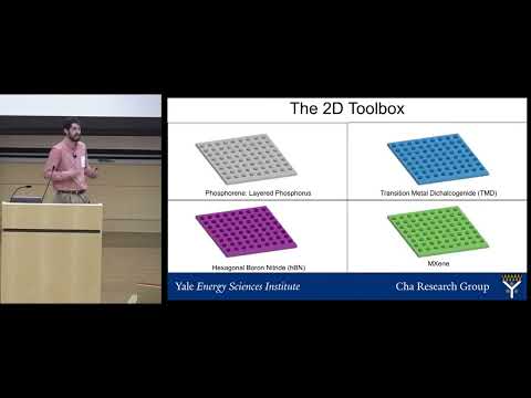 Two Dimensional Nanomaterials for Energy Applications by Josh Pondick
