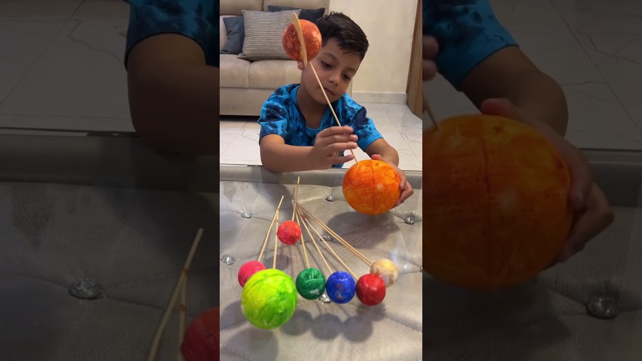 The Coolest Solar System Model 🌌 Fun DIY Space Kit for Kids Who Love Science & Astronomy #diykit