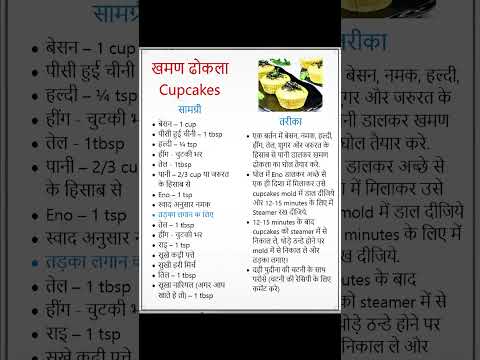 खमन ढोकला रेसिपी | Khaman Dhokla Recipe In Hindi | dhokla recipe | dhokla recipe in hindi