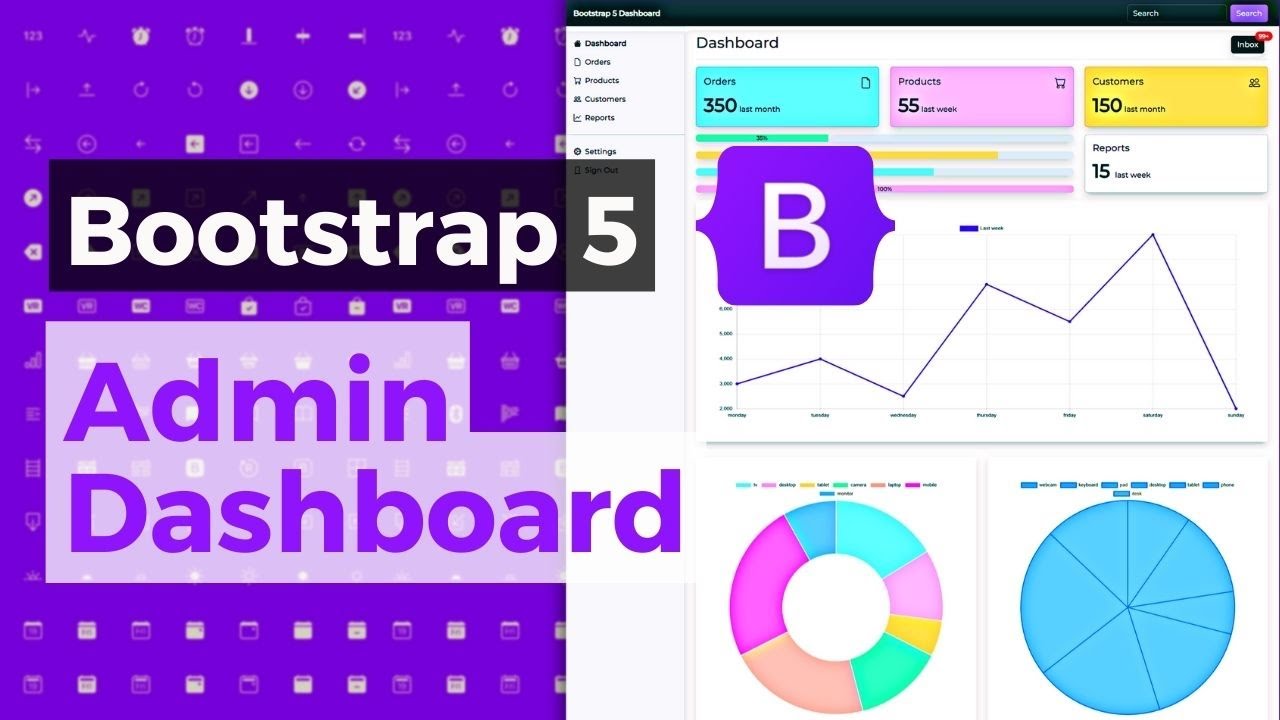 Bootstrap 5 Admin Dashboard Tutorial 📈