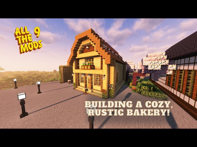 All The Mods 9 Minecraft ATM9 Builds - Building A Cozy, Rustic Bakery ...