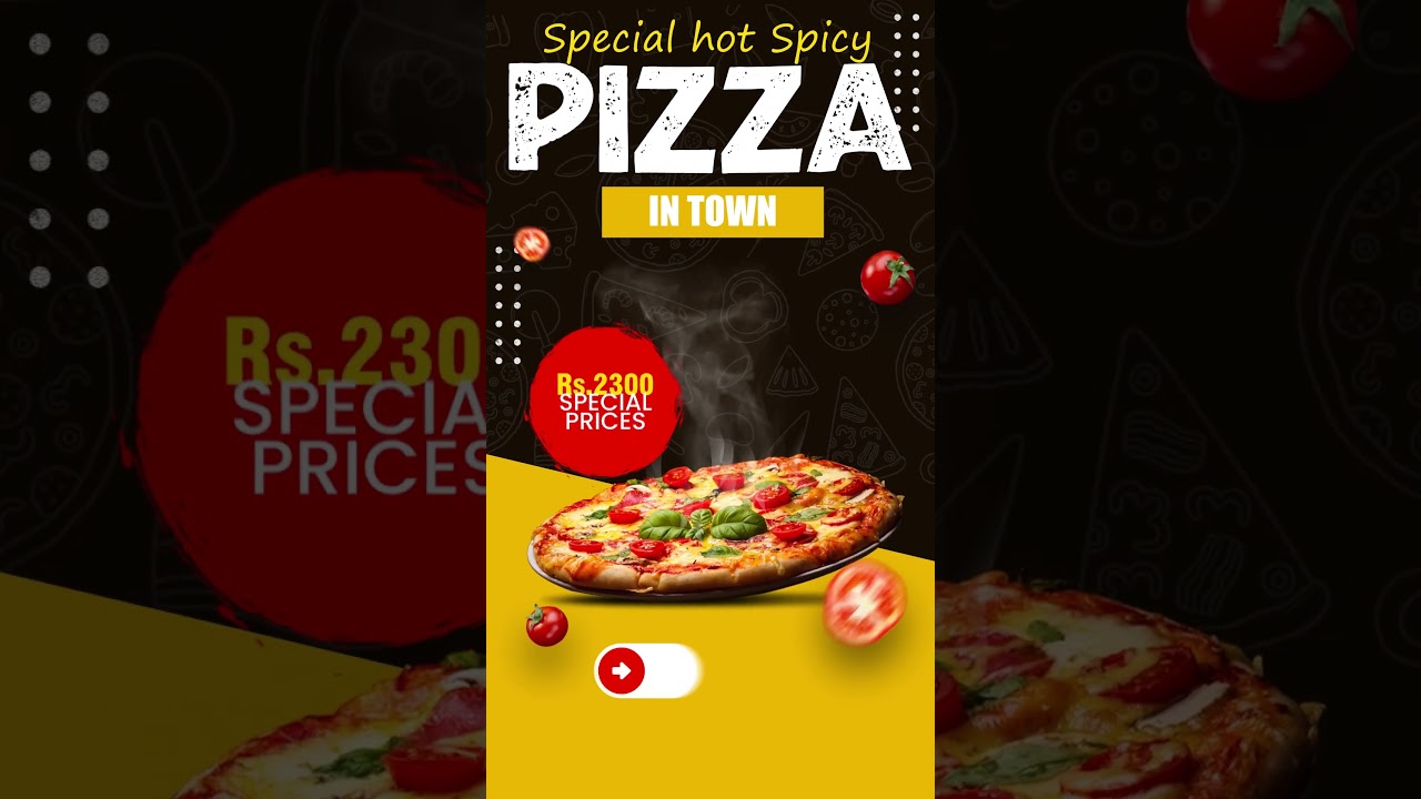 After Effects Pizza Motion Graphic Animation | Social Media Food Ad