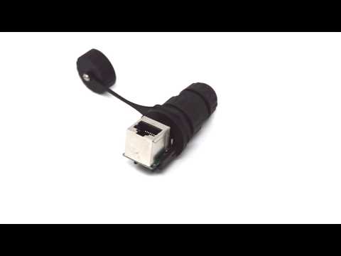 Waterproof Angled CAT5e RJ45 Connectors