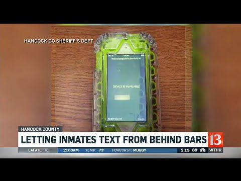 Texting from behind bars