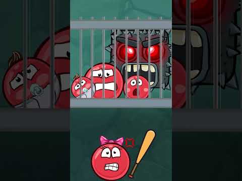 ZOO - Red Ball 4 #shorts #animation Красный шарик попал в зоопарк с семьей