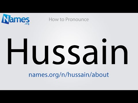 How to Pronounce Hussain