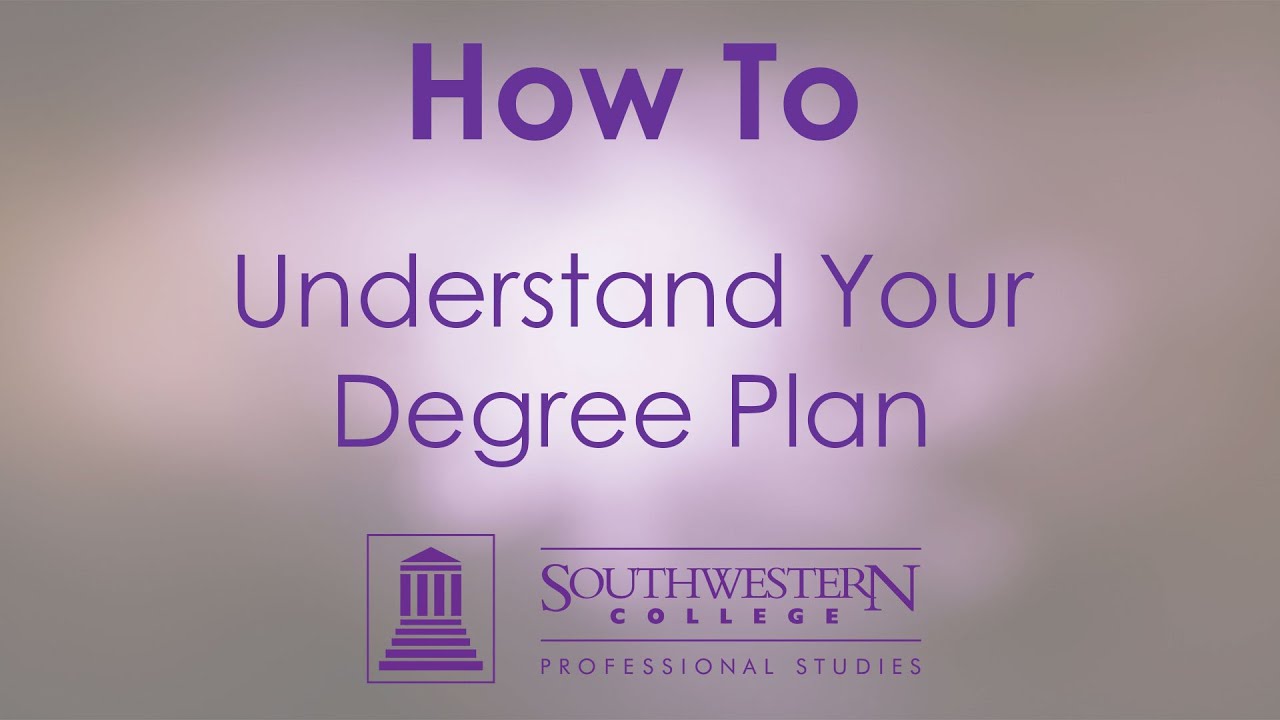 How To Understand Your Degree Plan