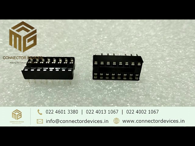 IC Socket - IC SOCKETS ROUND PIN IC BASE MACHINE TYPE Importer from Mumbai