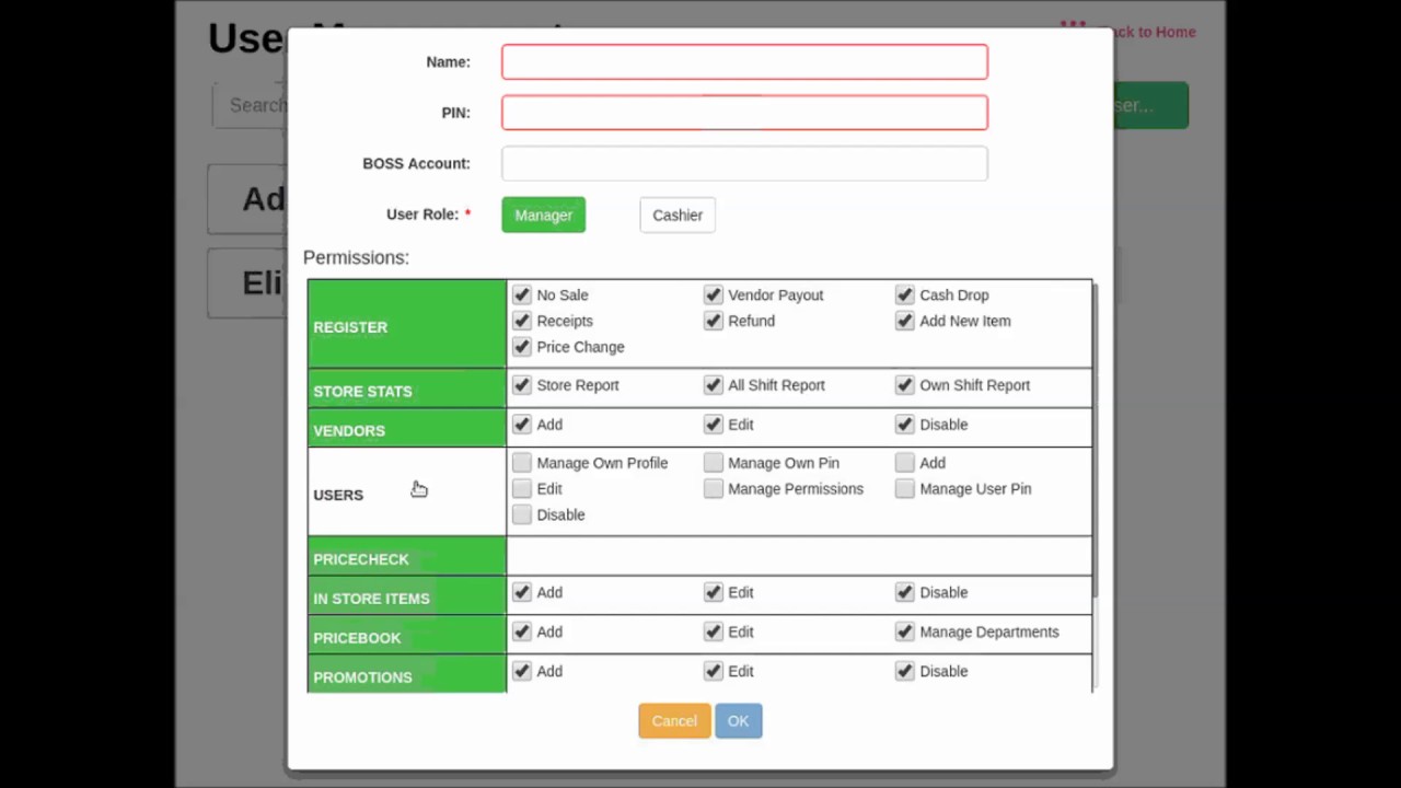 How to Create a New User & Assign User Roles on NRS POS (Point of Sale) System