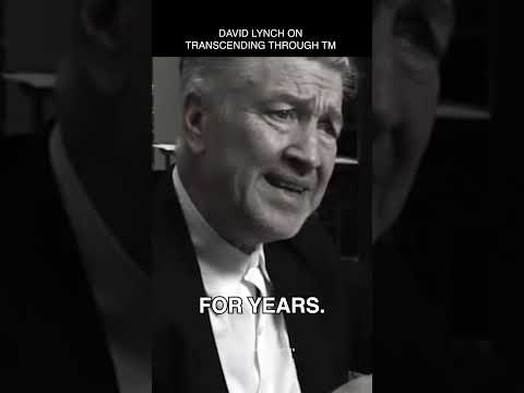 Transcending alleviates anger, sorry and negativity | Remembering David Lynch