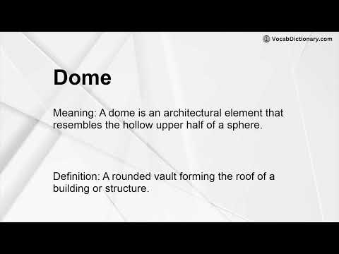Dome Meaning