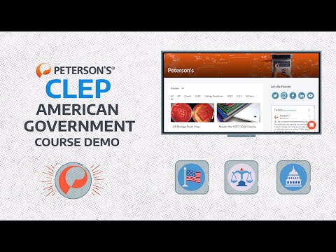 Peterson's CLEP American Government Prep