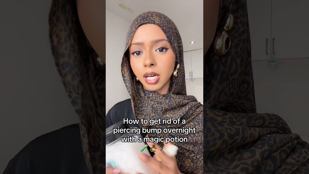 How to get rid of a piercing bump OVERNIGHT