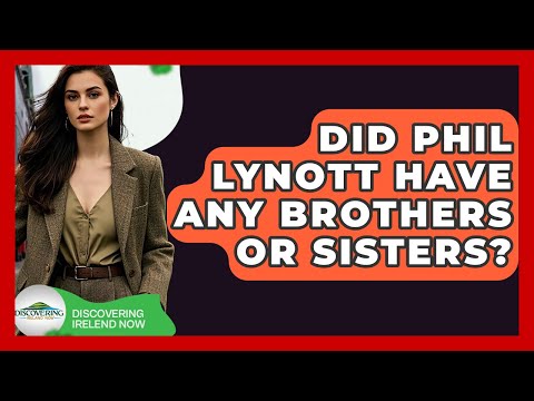 Did Phil Lynott Have Any Brothers Or Sisters? - Discovering Ireland Now