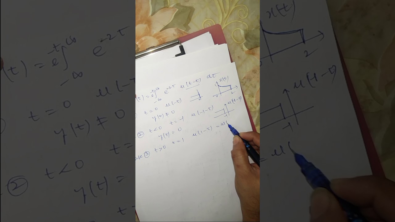 Solving problem on Convolution Integral Video2